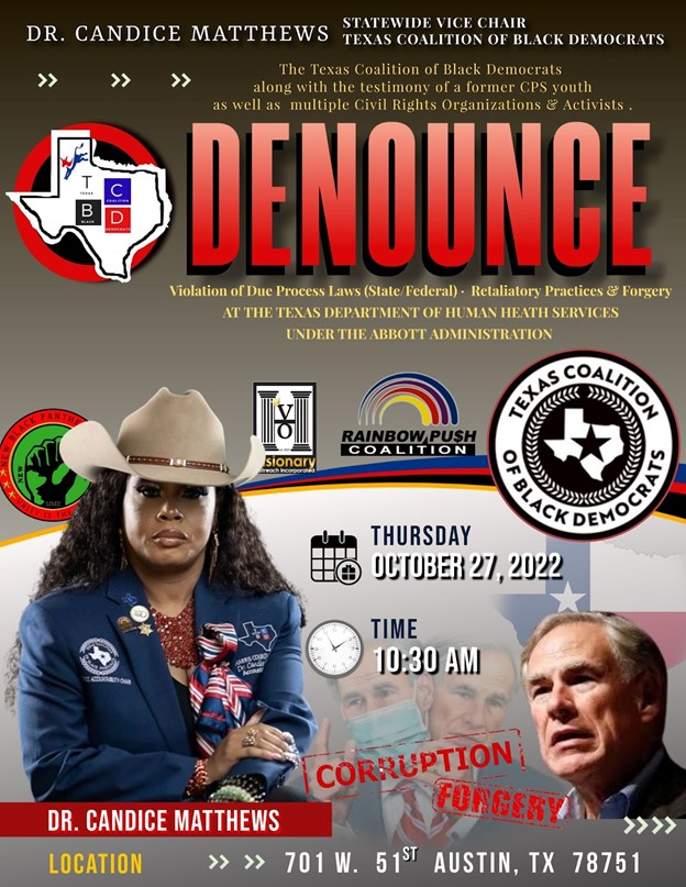 Dr. Candice Matthews: The Texas Coalition of Black Democrats Is ...